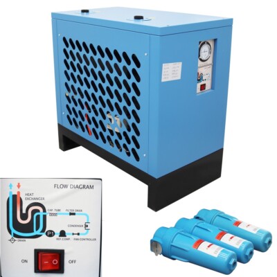 20C Refrigerated Air Dryer Compressor Freeze Dryer Refrigeration Dryer ...