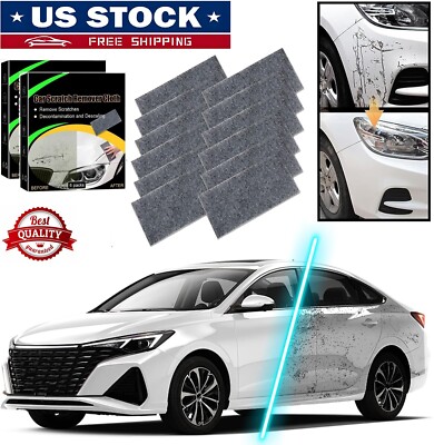 12× Car Nano Sparkle Cloth For Car Scratches Nano Magic Cloth Scratch ...