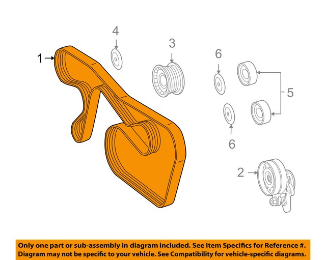 Mercedes-Benz 0009937696 Genuine OEM Serpentine Belt for sale online | eBay