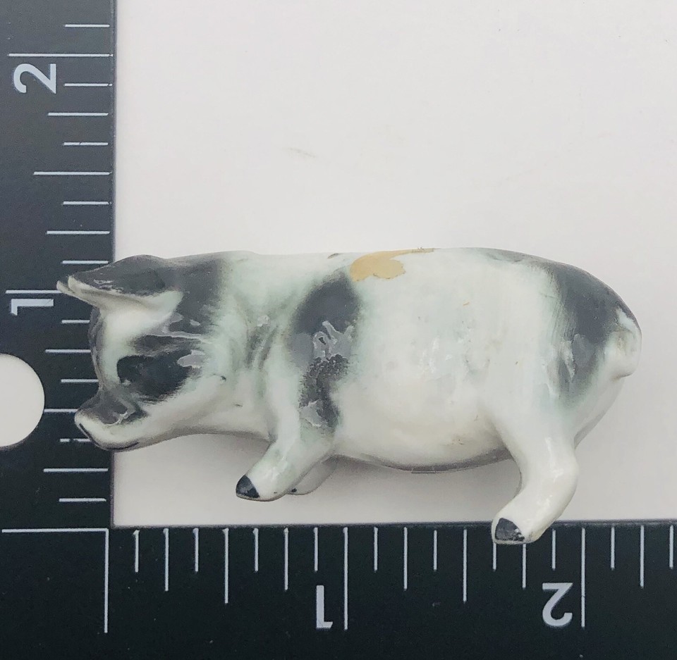 Vintage China Mini Miniature Hog Pig Figurine | eBay