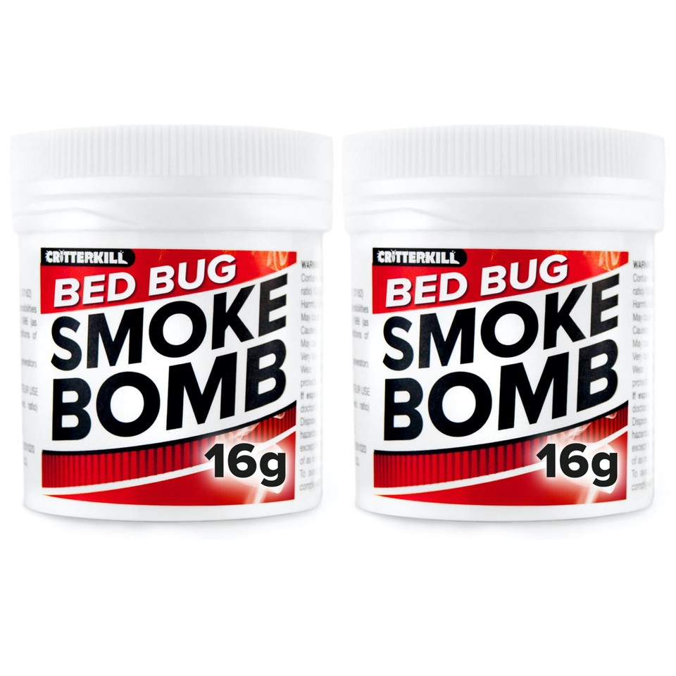 Bed Bug Killer Treatment PRO Smoke Fumer Pest Fogger CritterKill Smoker ...