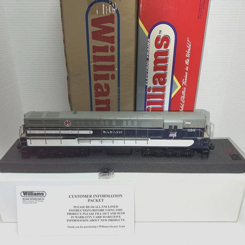 WILLIAMS O-GAUGE WABASH FM TRAINMASTER FM-115 LOCOMOTIVE TRAIN CAB #550 ...