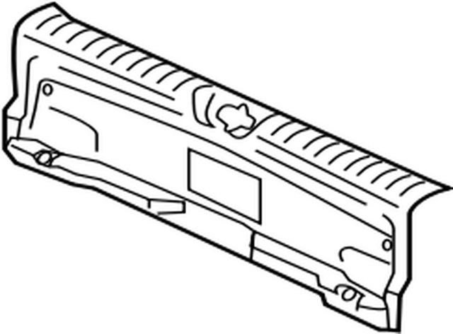 Genuine Mitsubishi Mirage G4 Rear Trunk Trim 7240A172XA for sale online ...