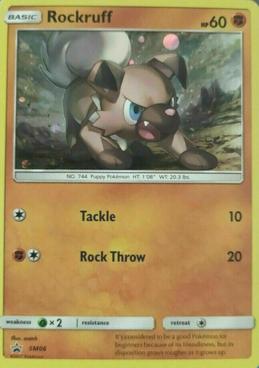 Pokemon Rockruff SM06 Promo Holo Sun and Moon 2017 | eBay
