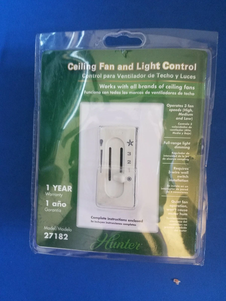 Hunter Ceiling Fan And Light Control Model 27182 | Shelly Lighting