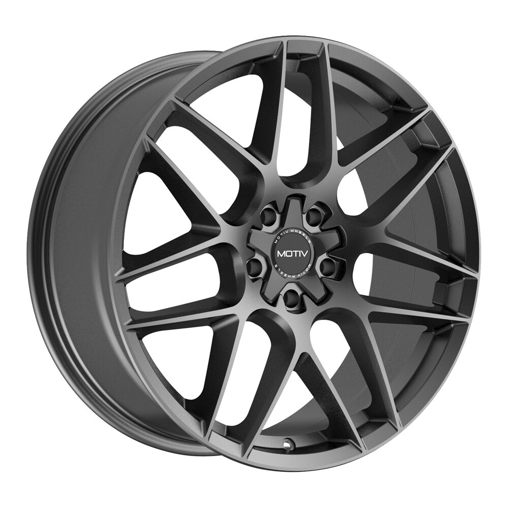 MOTIV 435G Foil Rim 18X8 5X112/5X114.3 Offset 42 Gunmetal (Quantity of ...