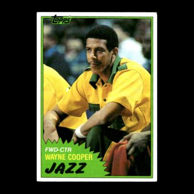 Wayne Cooper 1981-82 Topps Utah Jazz #W103 Nice! 3 | eBay