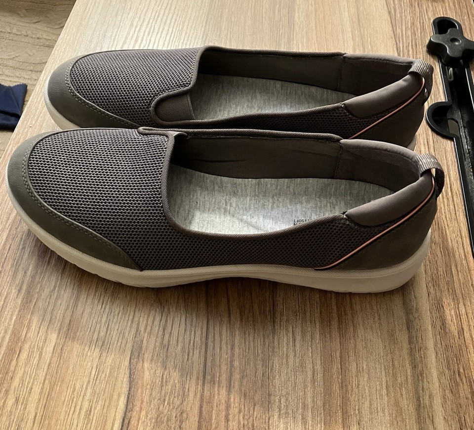 Clarks Adella Blush Women Mesh Ballet Flat Slip On Shoes Size US 9.5 M ...