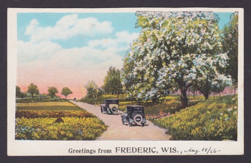 Postcard, United States, Frederic WI, Greetings from Frederic | eBay