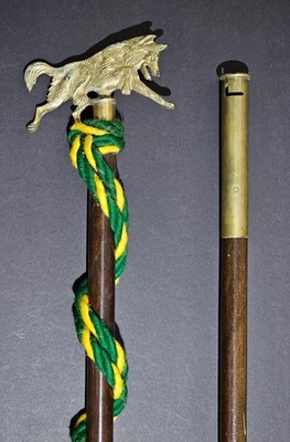 Early - Wolf Cubs - Scouting - 7ft Flag Pole - Wolf Finial & Braids ...