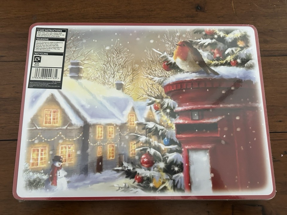Christmas Table Mats & Coasters From George | eBay UK