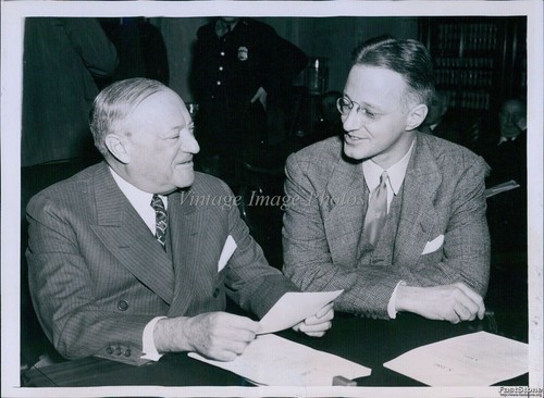 1940 Senator Robert Wagner Arthur Bunker Banking Currency Politics 6X8 ...