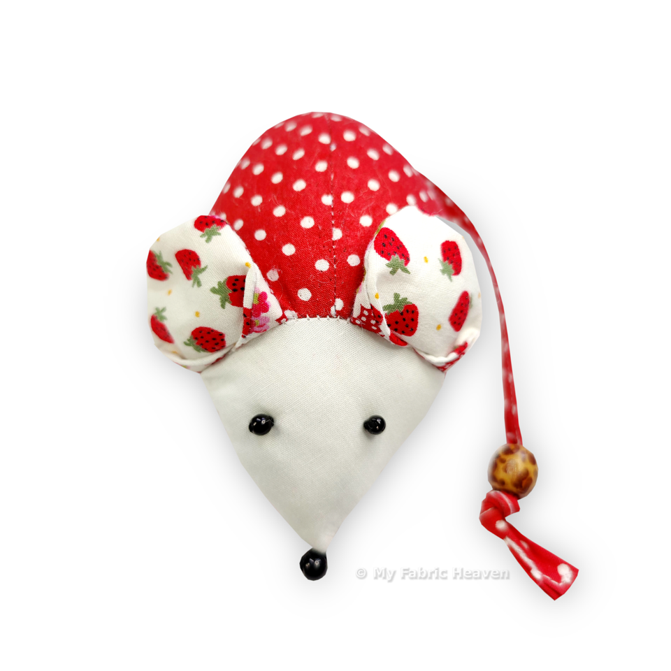 TWO Easy Sewing PATTERNS Valentine Heart & Mouse Pin Cushion by My ...