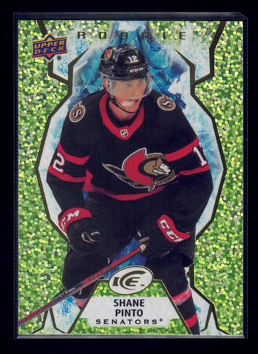 2021-22 Upper Deck Ice #142 Shane Pinto Rookie Green | eBay