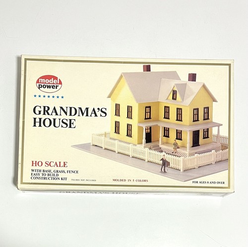 VTG GRANDMA'S HOUSE Kit - HO Scale - Model Power New in Sealed Box No ...