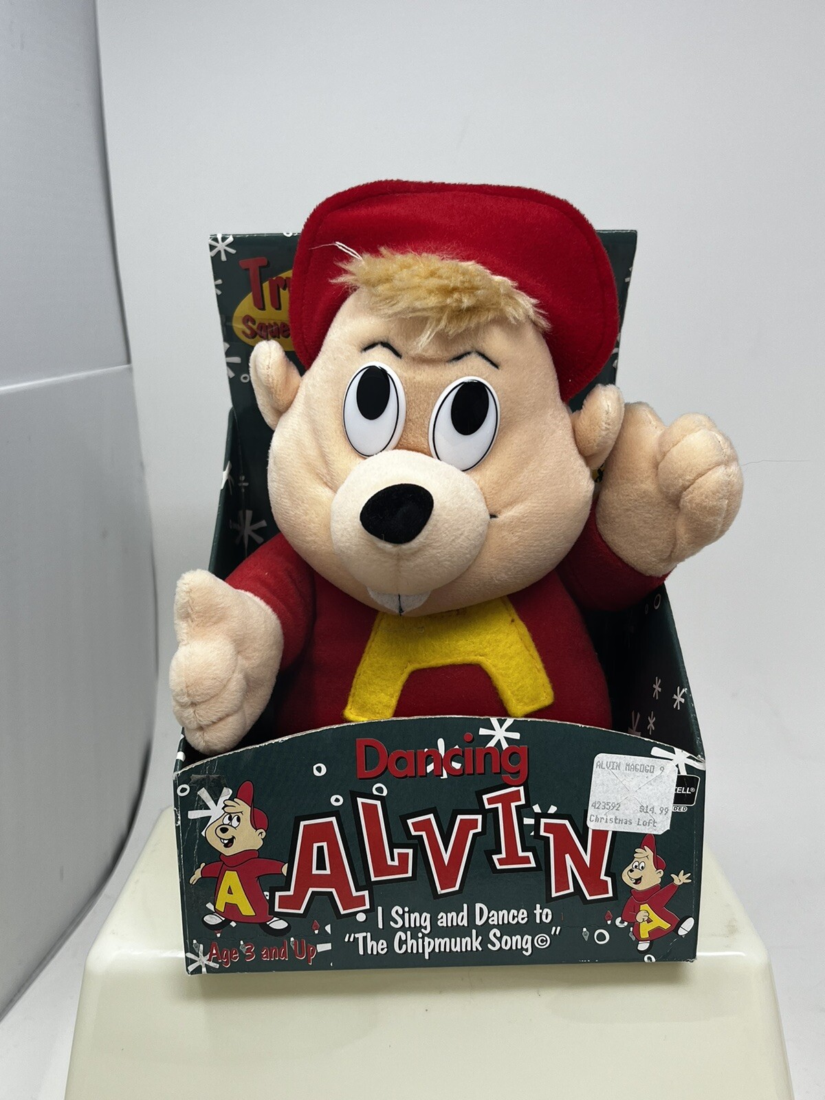Vintage Dancing Alvin Singing Plush Chipmunk Song Gemmy 1998 The ...