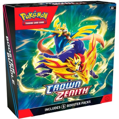 Pokemon TCG: Crown Zenith Booster Bundle [6 Packs Included] NEW ...