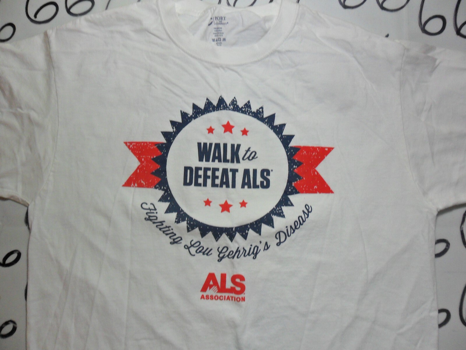 Large-Walk to Defeat ALS -T- Shirt | eBay