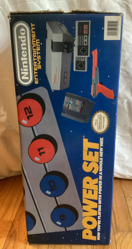 Nintendo NES Power Set EMPTY BOX ONLY NO Console + Brand New Power Pad ...