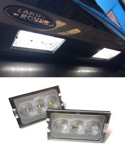 LAND ROVER FREELANDER MK2 NEW LED LICENSE NUMBER PLATE LAMP LIGHTS ...