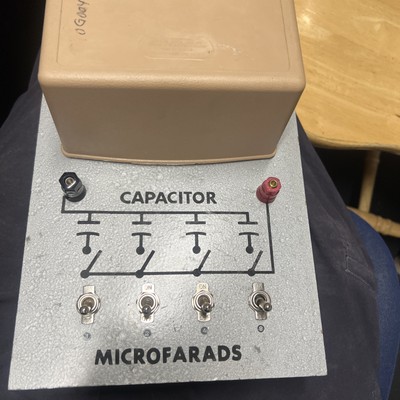 Decade Capacitor Box 1,2,4,8 Microfarads 1000 Volts | eBay
