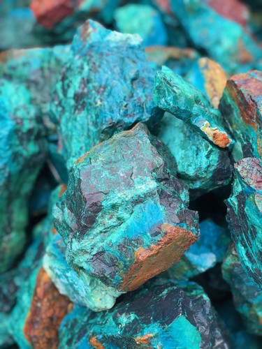 Raw Chrysocolla Stone, Natural Chrysocolla from Peru | eBay