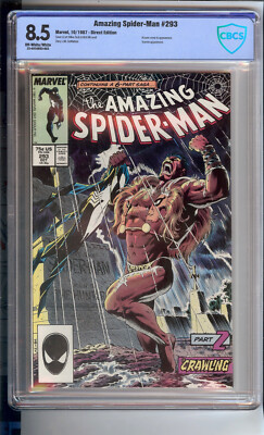 AMAZING SPIDER-MAN #293 CBCS 8.5 "KRAVEN COVER " | eBay