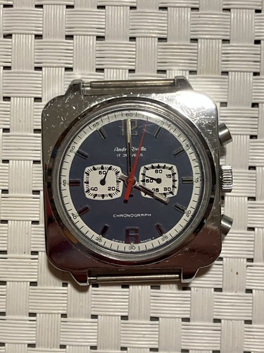 Vintage 70's Chronograph Andre Rivalle | eBay Australia