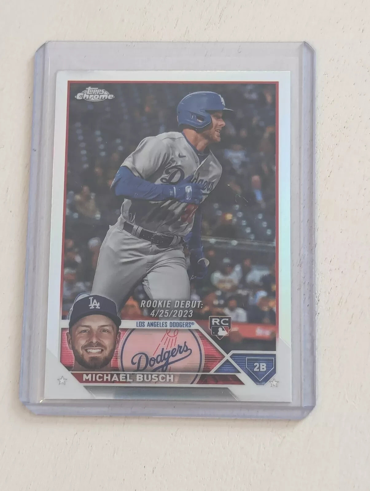 MICHAEL BUSCH TOPPS CHROME REFRACTOR BASEBALL ROOKIE CARD $$ | eBay