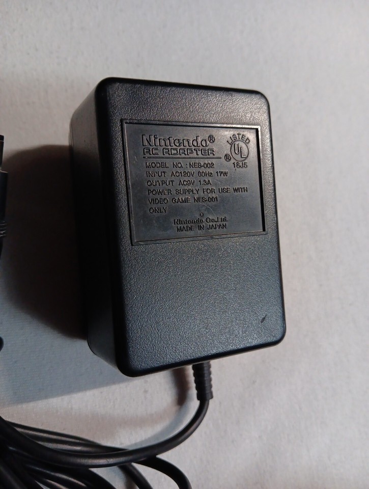 Official NES-002 Nintendo Entertainment System NES Power Supply A/C ...