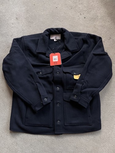 Filson Mackinaw Wool Cruiser Jacket - XL - Navy - Made In USA | eBay