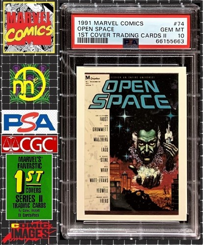 1991 Marvel Comic Images First Covers II - #74 Open Space - PSA 10 GEM ...