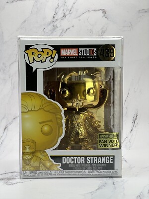 Funko Pop! Marvel - Doctor Strange (Gold Chrome) #439 - Sealed - Pop ...