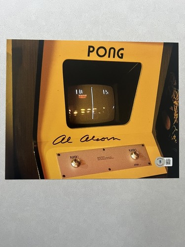 Allan Alcorn autographed signed 8x10 photo Beckett BAS COA Pong Creator ...