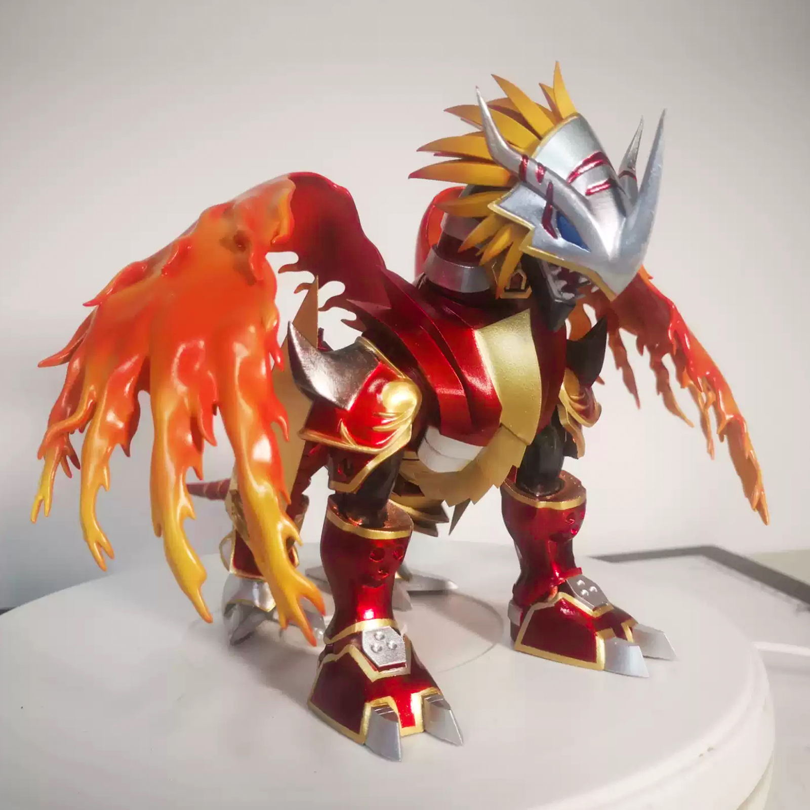 Unpainted Digimon Ancient Greymon GK Resin GARAGE KIT FIGURES Model In ...