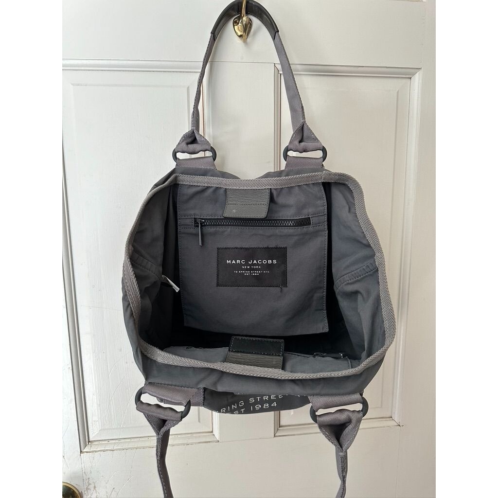Mark Jacobs MARC JACOBS Logo Tote - M Canvas Tote Bag | eBay