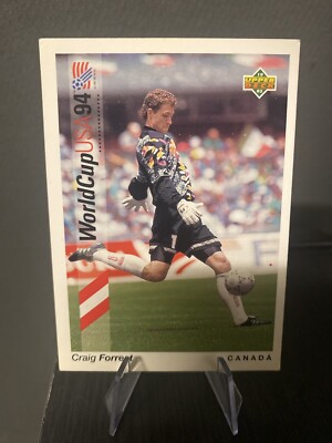 Upper Deck 1993 World Cup USA Soccer Card #34 Craig Forrest Canada | eBay