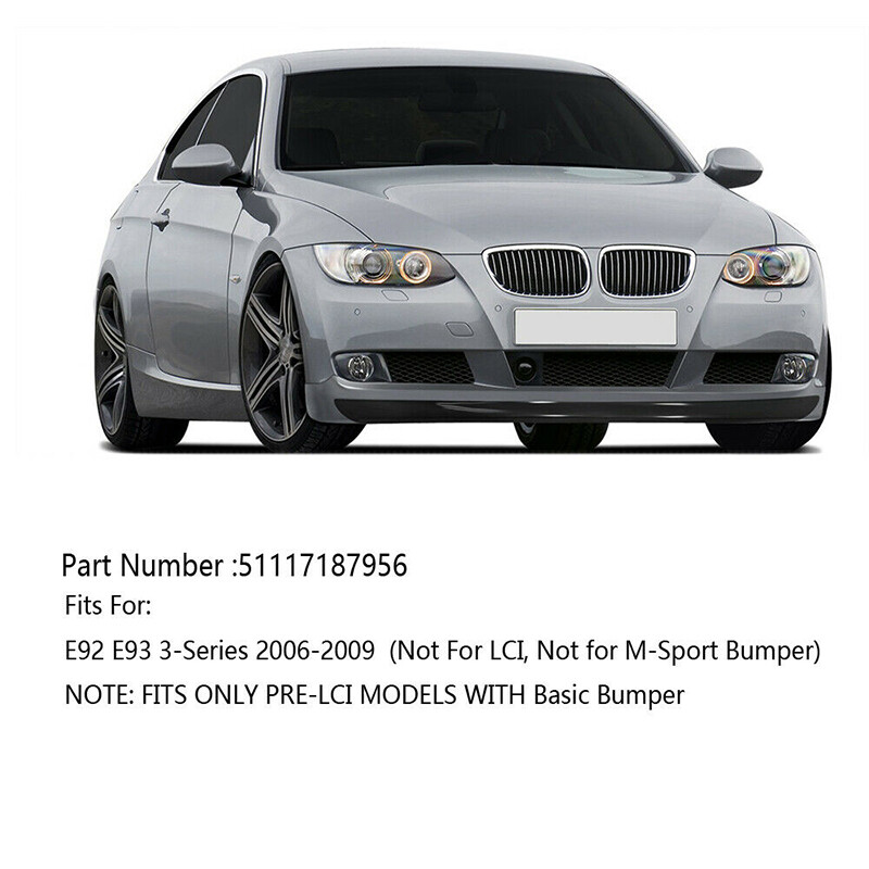 For BMW E92 E93 3-Series 06-09 328i 335i Front Bumper Tow Hook Cover ...