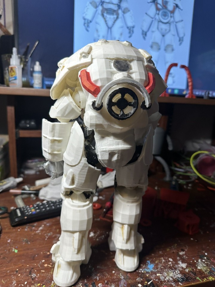 fallout x-01 power armor Figure 15” Tall Institute Armour | eBay