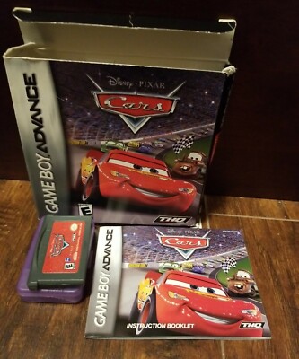 Cars (Nintendo Game Boy Advance, 2006) Complete with box 785138322278| eBay