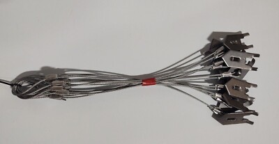 12 WOLF FANG EARTH ANCHOR'S 12" 1/8 HEAVY DUTY TRAPPING FULLY SWAGGED ...