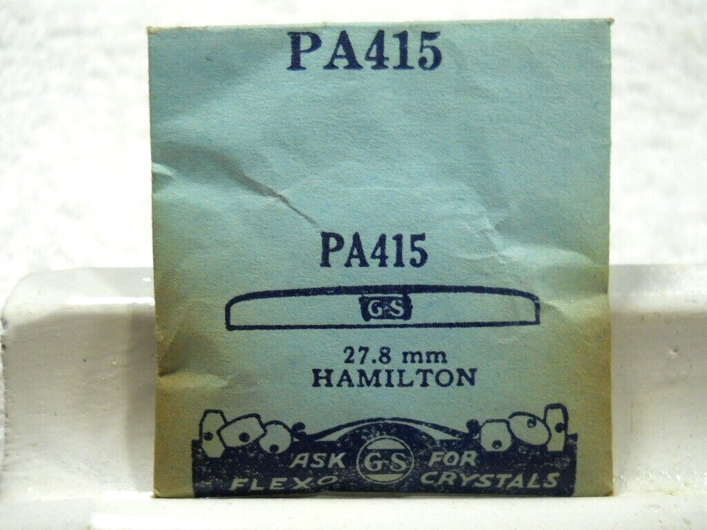 GS PA415 Watch Crystal Fit Hamilton - 27.8 mm - Factory Replacement ...