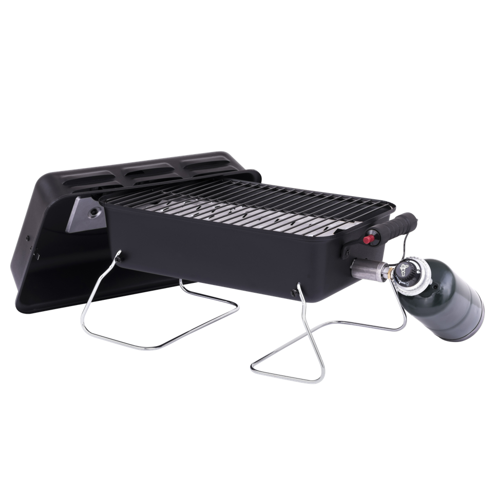 Char-Broil 11000 BTU 1-Burner Deluxe Portable Tabletop BBQ Propane Gas ...