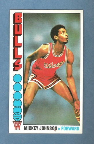 MICKEY JOHNSON 1976-77 Topps #14 Chicago Bulls Tall Boy | eBay