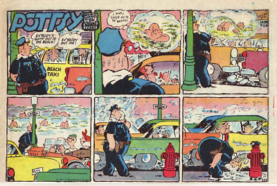 Pottsy by Jay Irving - NYC Police - color Sunday comic page - July 23 ...
