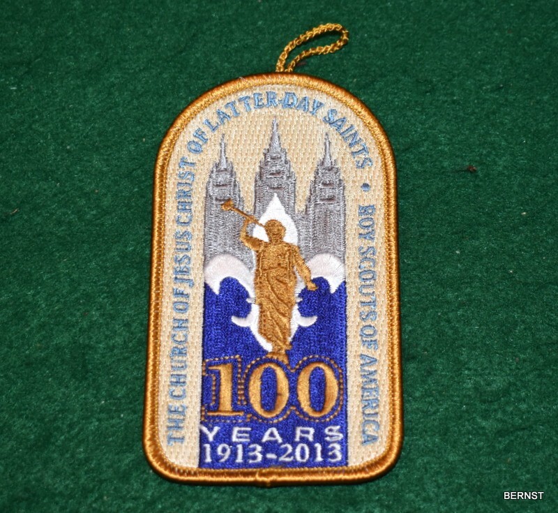 VINTAGE BOY SCOUT - 100 YEARS OF SCOUTING PATCH - MORMON | eBay