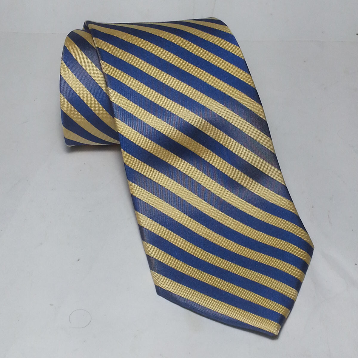Cape Cod Men Dress Silk Neck Tie Yellow Blue Stripes 3.25" W 60" L | eBay