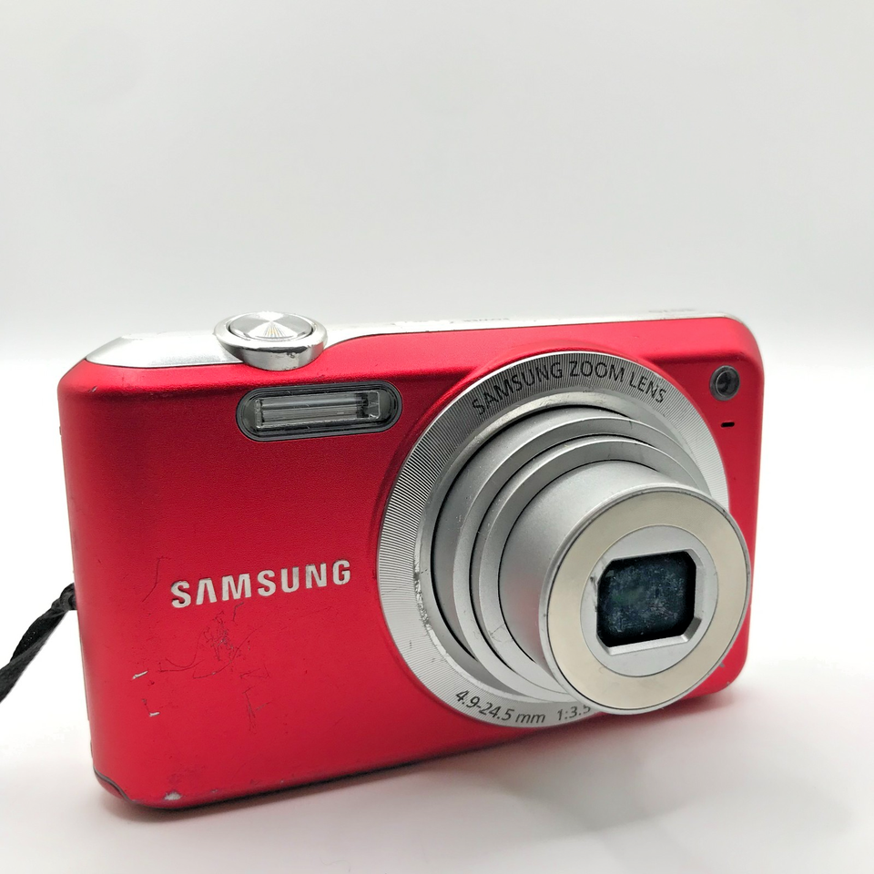 Samsung ES70 12.2MP Red Digital Camera Red 5x Optical Zoom Good ...