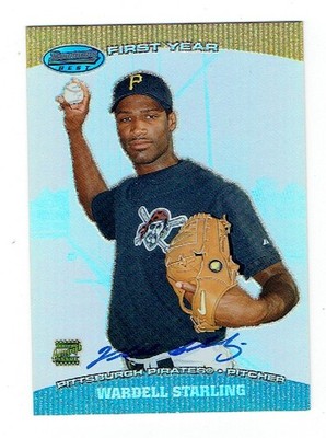 Wardell Starling 2004 Bowman's Best First Year Autograph #BB-WS | eBay
