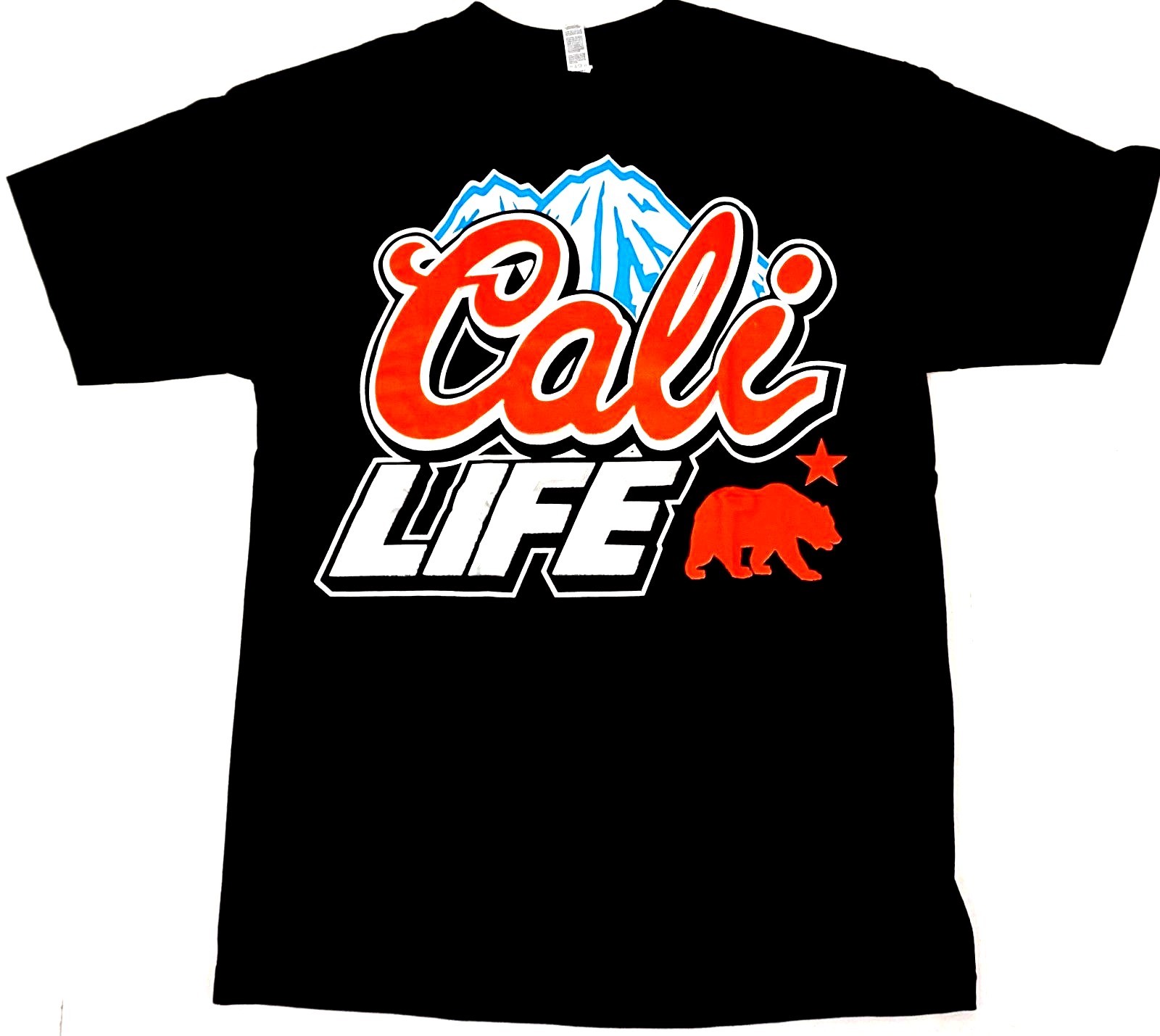 CALI LIFE T-shirt California Beer Logo Tee 100% Cotton Men's SMALL ...